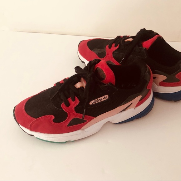 adidas | Shoes | Adidas Red And Black Sneakers | Poshmark